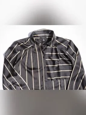 Haver London | Tops | Haver London Buttonup Black And Beigegold ...